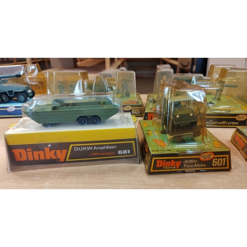 Dinky. Collection of military vehicles generally excellent to mint in ...
