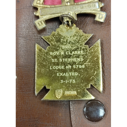 Masonic range with - 1. Royal Antediluvian Order of Buffaloes medal ...