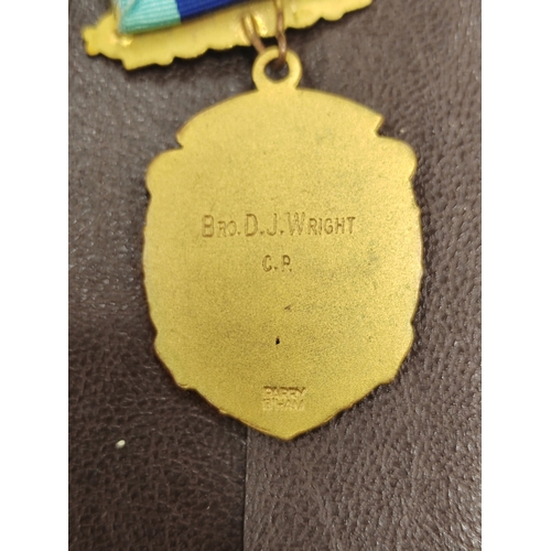 Masonic range with - 1. Royal Antediluvian Order of Buffaloes medal ...