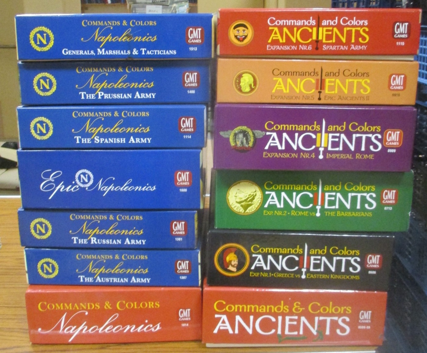 Range of GMT Commands & Colors Ancients and Napoleonics battlefield ...