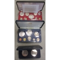 Pair of year proof cased sets FDC, with Bahamas 1971 set of 9 and ...