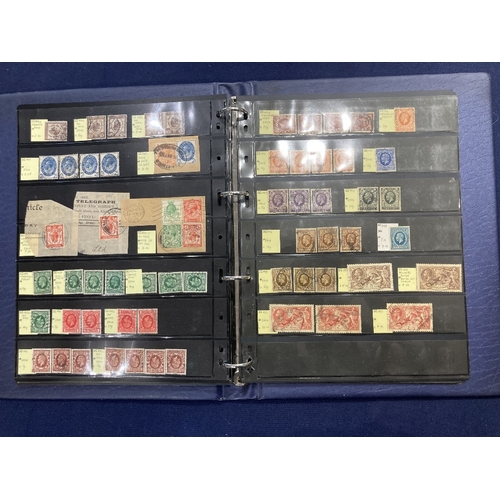 STAMPS GREAT BRITAIN Ex dealers used GB stock QV to GVI plus some ...