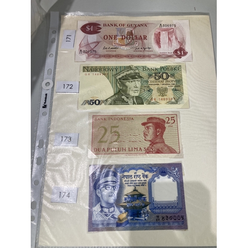 Selection of various World Bank Notes