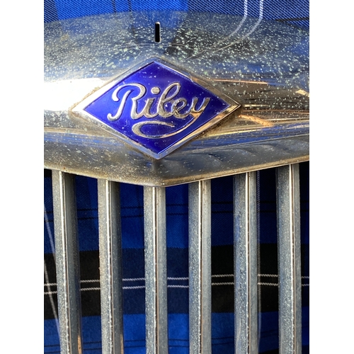 A Riley vintage car radiator