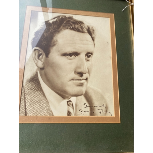 5x famous actors picture prints, signed