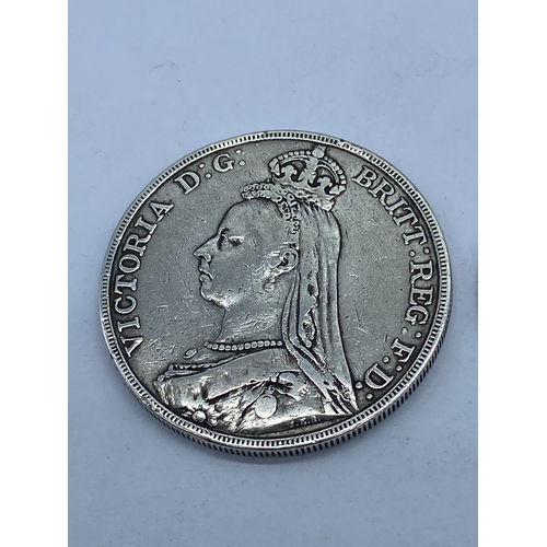 A mix of Queen Victoria Jubilee head coins, includes a silver crown and ...