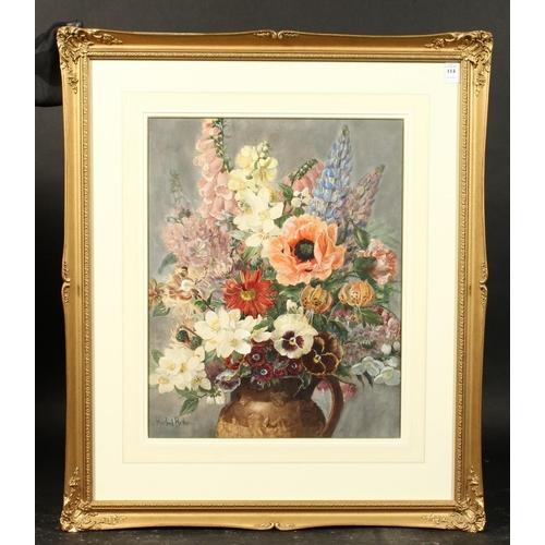 Winifred Walker (fl. c. 1915-1965) British, 'June Glory' still life of ...