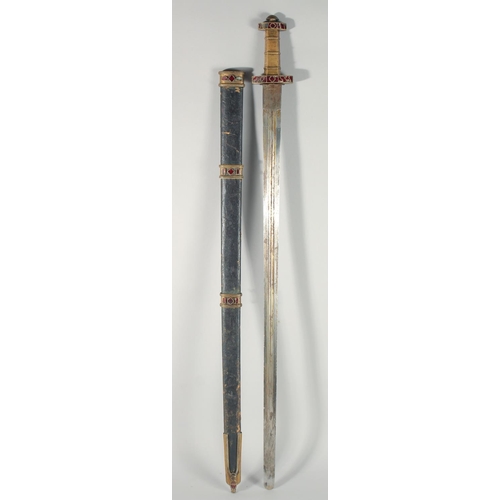 A RARE 18TH - 19TH CENTURY GERMAN SWORD by AUG SCHNEIDER, BERLIN. The ...