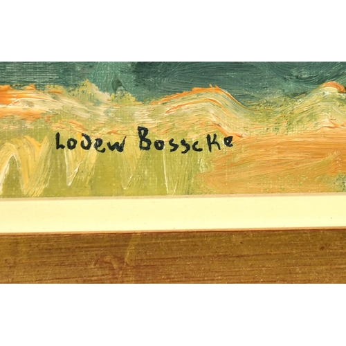 Lodew Bosscke / Louis Vandenbossche (1900-1980) Belgian, buildings in ...