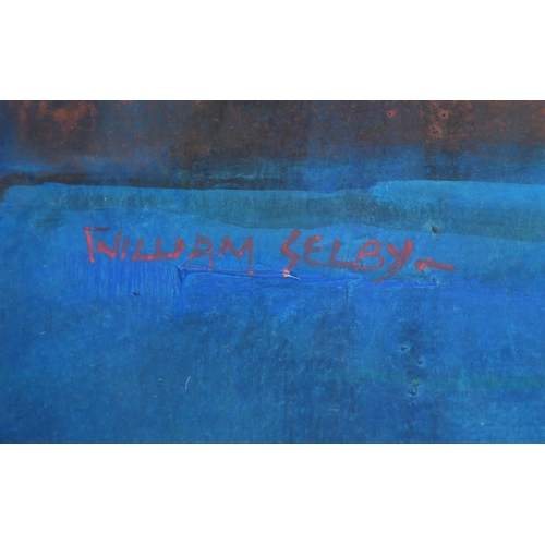 William Selby (20th Century) 'Still Life with Melon', mixed media ...