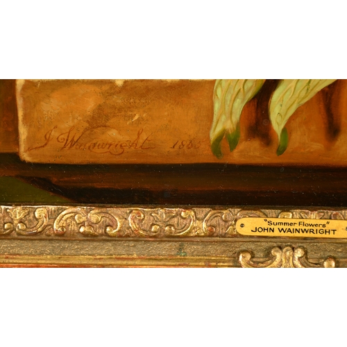 John Wainwright, circa 1865, a fine pair of still life paintings of ...