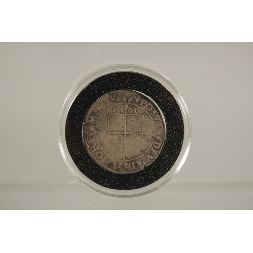 AN ELIZABETH I SHILLING 1561.