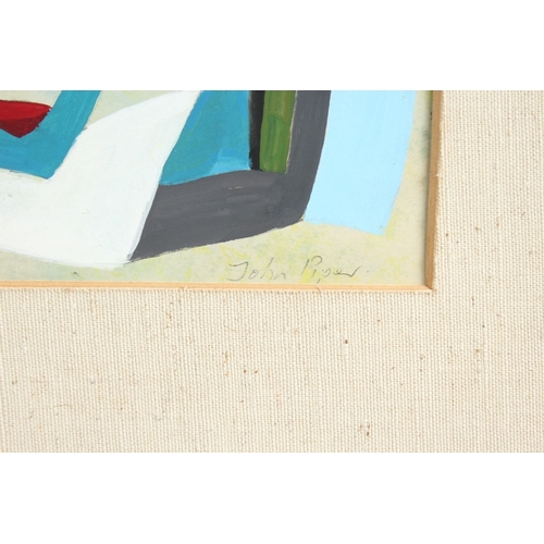ATTRIBUTED JOHN PIPER. Abstract composition, gouache and collage ...