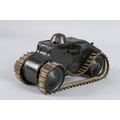A TRI-ANG TIGER TANK. 24cms long
