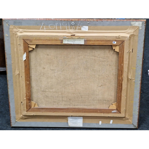 Harold Speed (1872-1957) Gilt framed oil on canvas "English Landscape ...