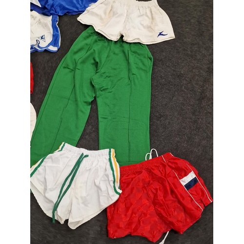 Very large collection of 1970's- '80's football shorts, various clubs ...
