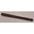 A vintage wooden police constables truncheon 40cm long.