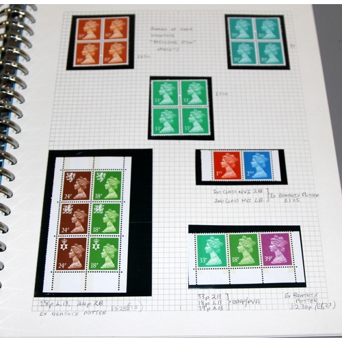 Nicely presented and well annotated album of Machin definitives ...
