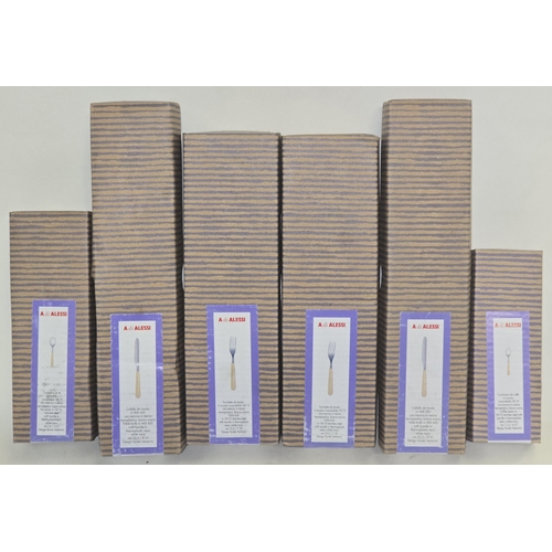 Alessi AGV28 All-Time collection of boxed cutlery: Table Knives, Table ...