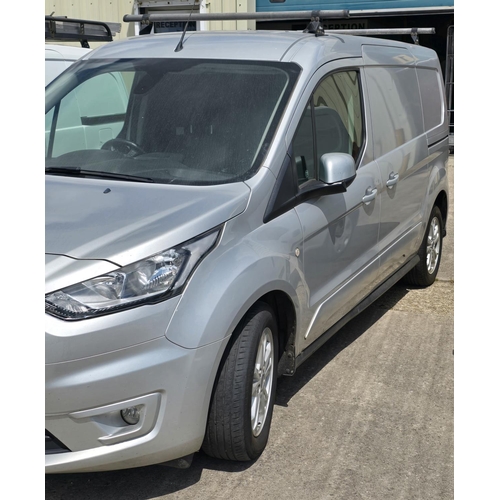 Vehicle: Silver Ford Transit Connect 240 LTD TDCI van. First registered ...