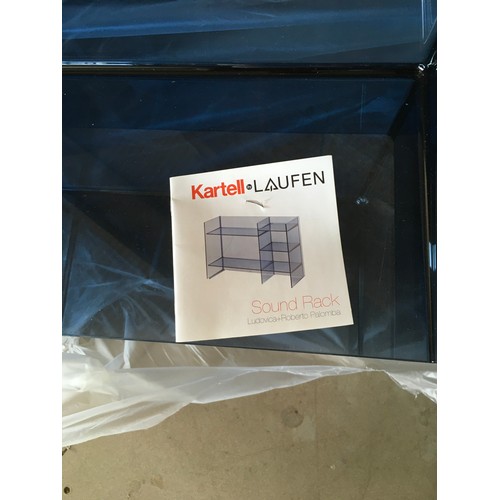 Kartell Laufen Sound rack designed by Ludovica + Roberto Palomba, blue ...