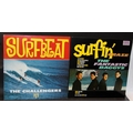Surf Rock 2 x vinyl LP's: The Challengers - Surfbeat c/w The Fantastic ...