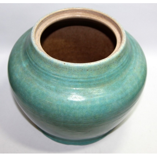 Rare Poole Pottery Sylvan Ware large tobacco jar, one of only 10 made ...