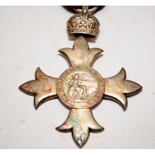 WW1 period MBE medal Member of the order of the British Empire Cross ...