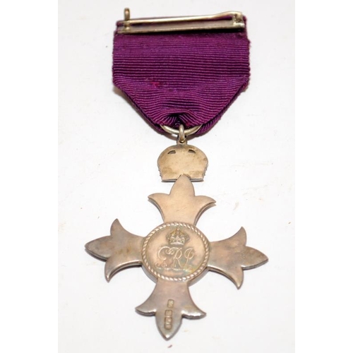 WW1 period MBE medal Member of the order of the British Empire Cross ...