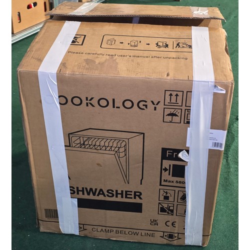 Cookology CTTD8WH/D dishwasher c/w box.