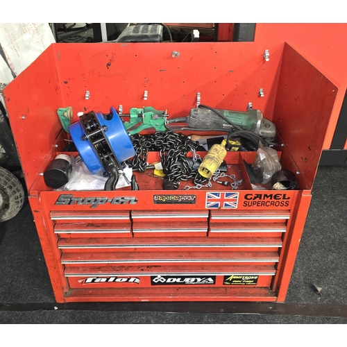 Snap-On bench top garage/workshop tool chest with contents