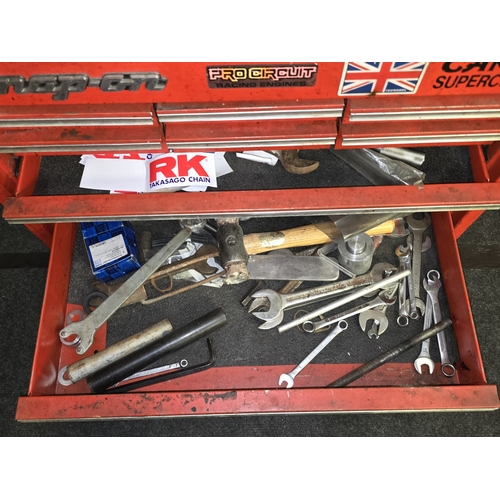Snap-On bench top garage/workshop tool chest with contents