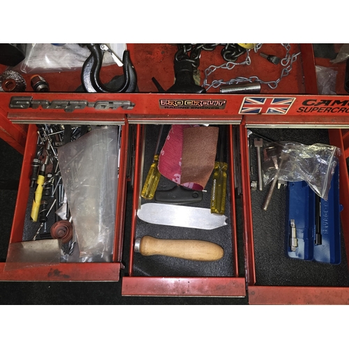 Snap-On bench top garage/workshop tool chest with contents