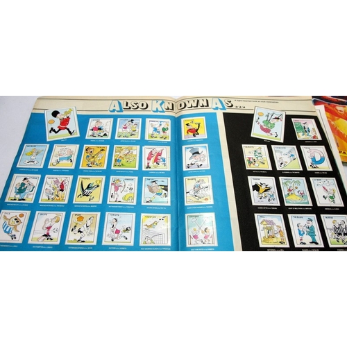Vintage Panini football sticker albums: 1986 (x2), 1987, 1988 and 1989 ...