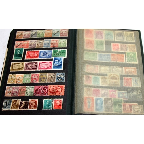 3 x good stock books of World stamps, well sorted by country, good ...