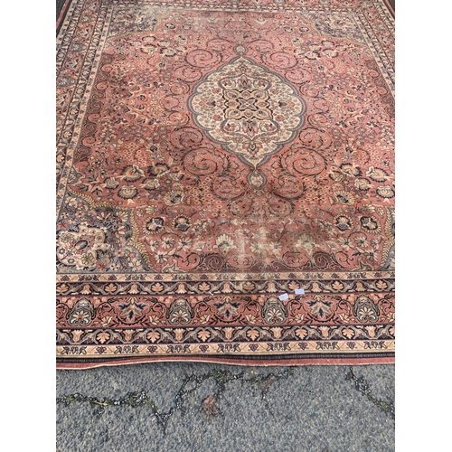 LARGE COUNTRY HOUSE RUG APPROX 320CM X 365CM