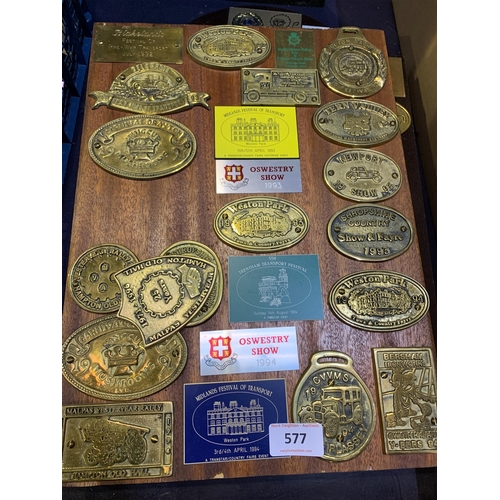 COLLECTION OF PLAQUES