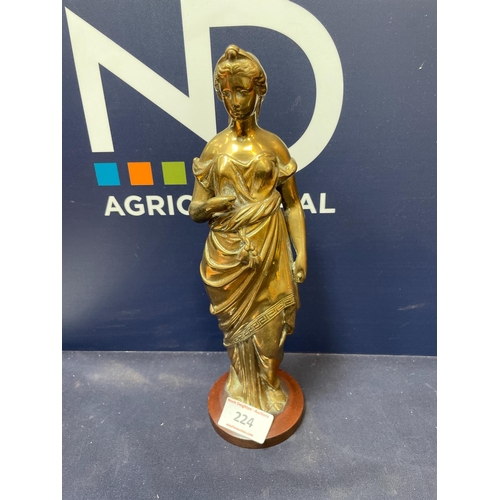 VICTORIAN BRASS FIGURE
