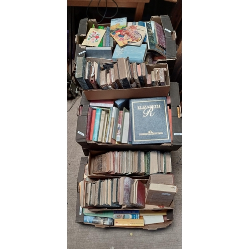 LARGE QTY OF VINTAGE BOOKS
