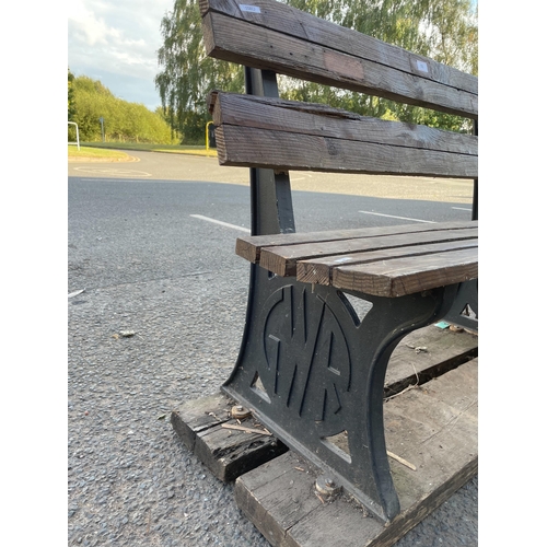 GWR RAILWAY PLATFORM BENCH
