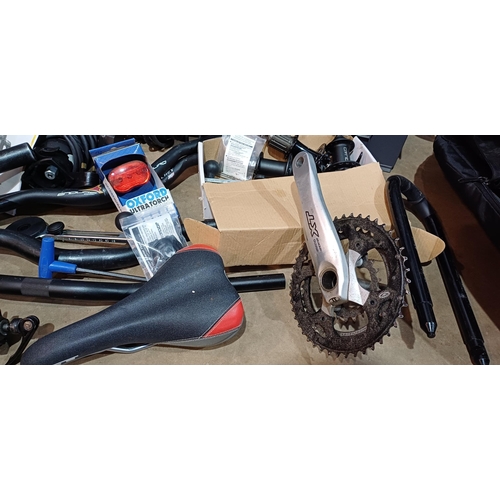 QTY OF RACING BIKE PARTS