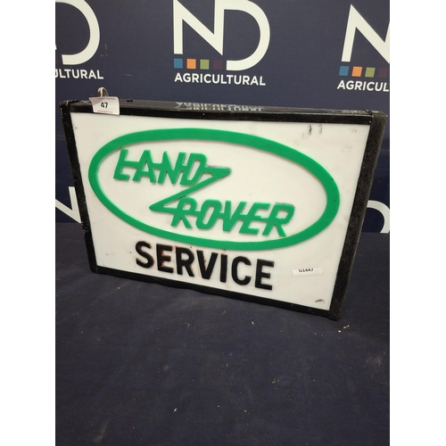 LAND ROVER SIGN