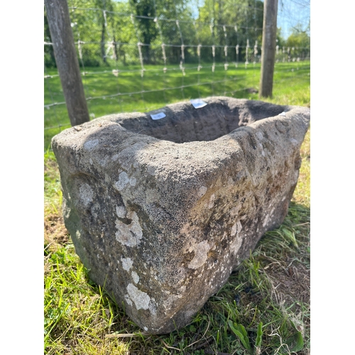 SMALL SANDSTONE TROUGH