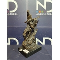 BRONZE HUNTING FIGURE