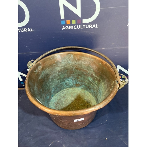 LARGE VICTORIAN COPPER BUCKET