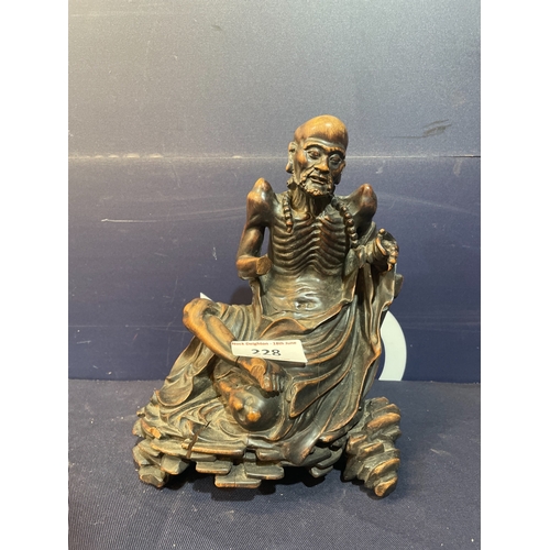 ORIENTAL HARDWOOD ROOT CARVING