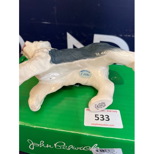 BOXED BESWICK OLD ENGLISH SHEEP DOG