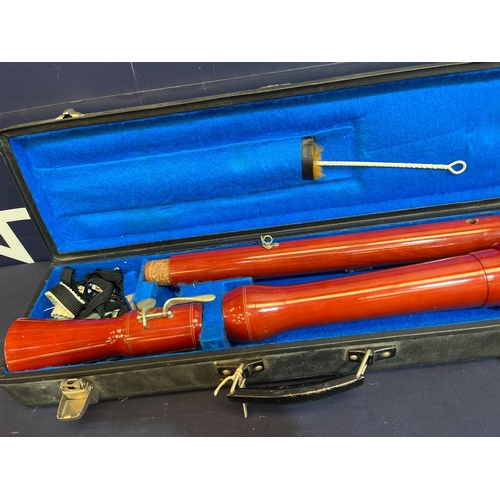 CASED MUSIMA BRASS RECORDER