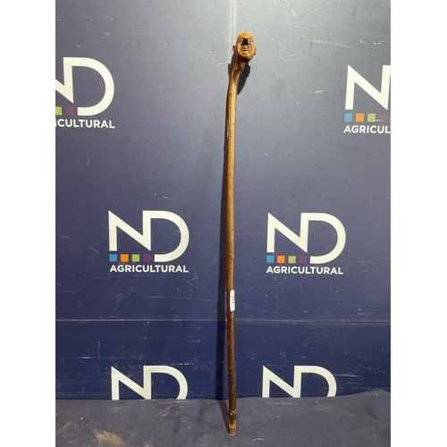 CARVED WALKING CANE