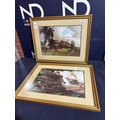 PAIR OF TERENCE CUNEO RAILWAY PRINTS